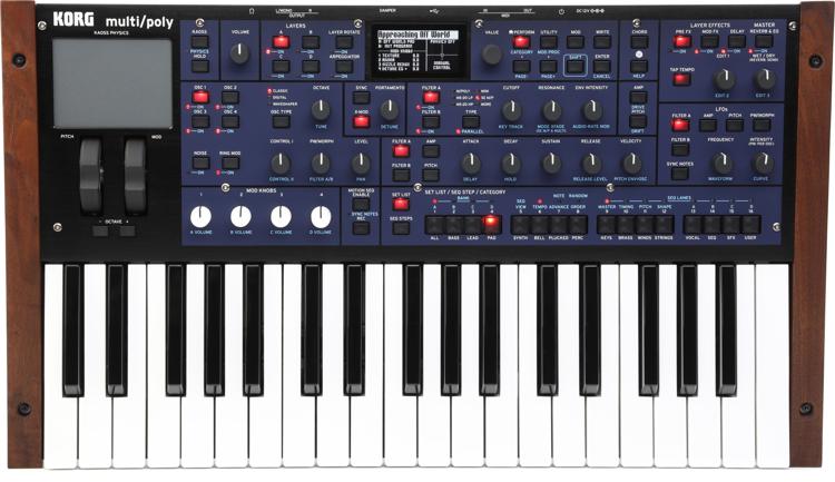 The Korg Multi/Poly Analog Modeling Synthesizer: The Iconic Mono/Poly ...