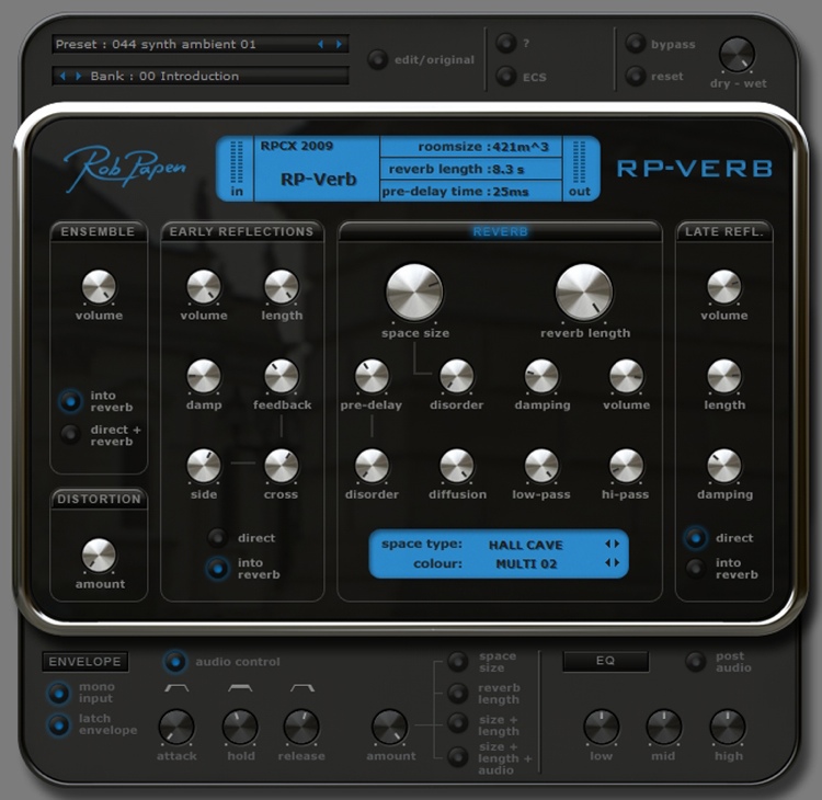 Rob Papen RP-Verb Reverb Plug-in Demo