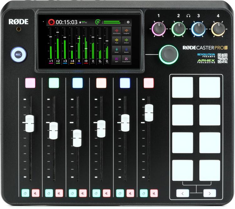 Rode Rodecaster Pro II Podcast Production Console Demo