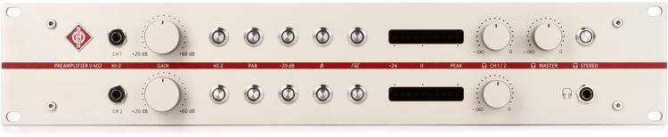 Neumann V 402 Microphone Preamp Demo