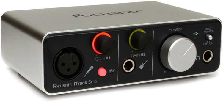 Focusrite iTrack Solo USB/iOS Audio Interface Overview