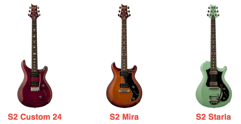 PRS Announces S2 Series Guitars