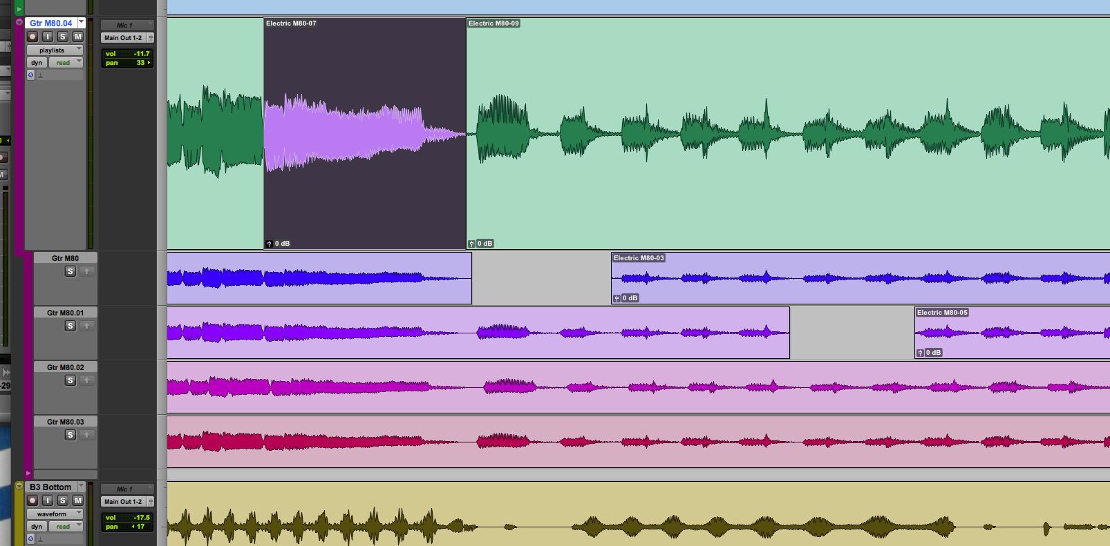 Handy Playlist Commands in Pro Tools