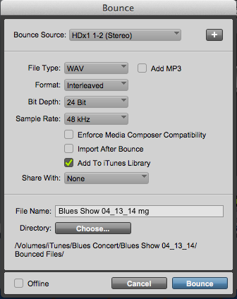 Pro Tools Bounce to Disk At Wrong Sample Rate?