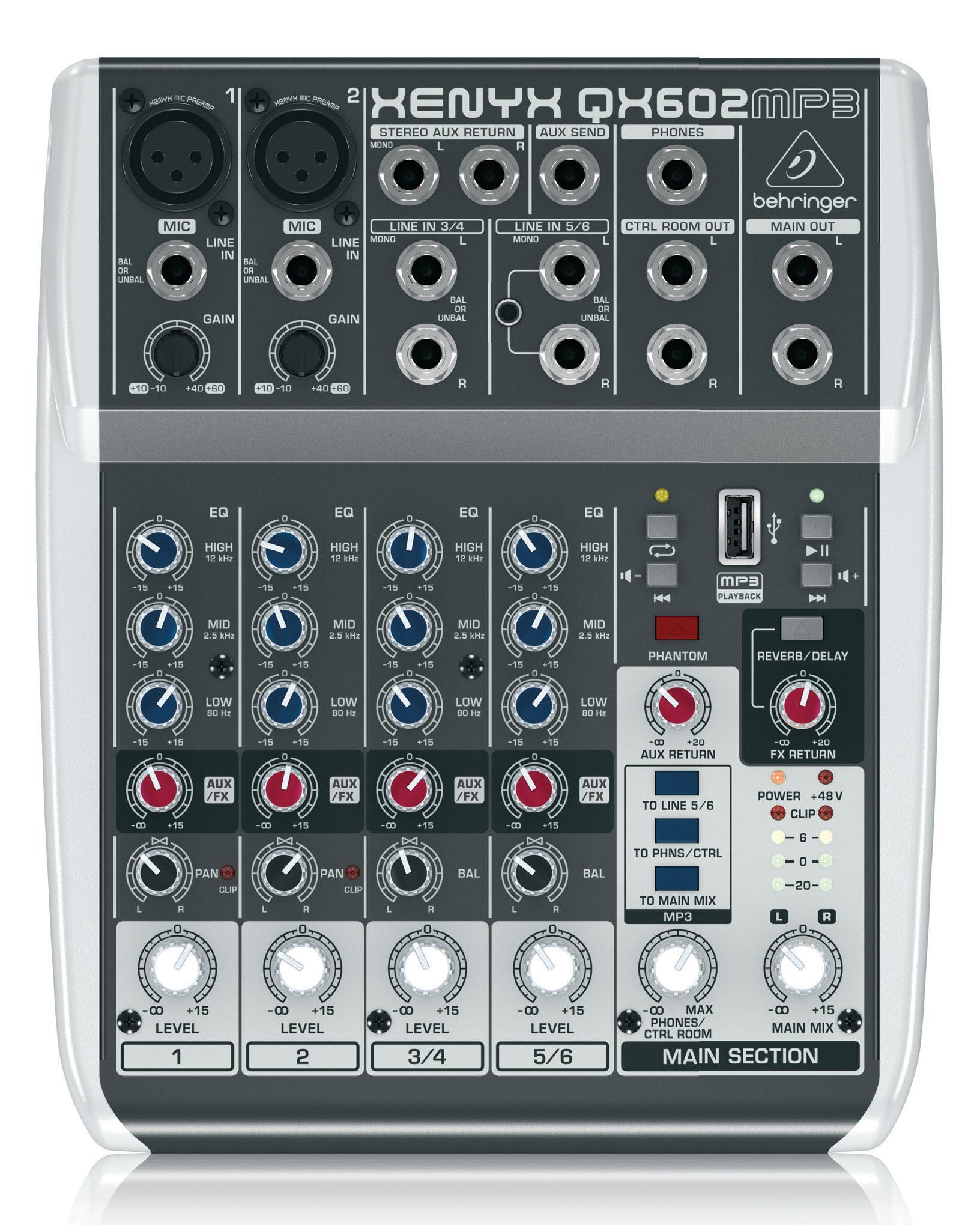 Winter NAMM 2015: Behringer XENYX QX602MP3
