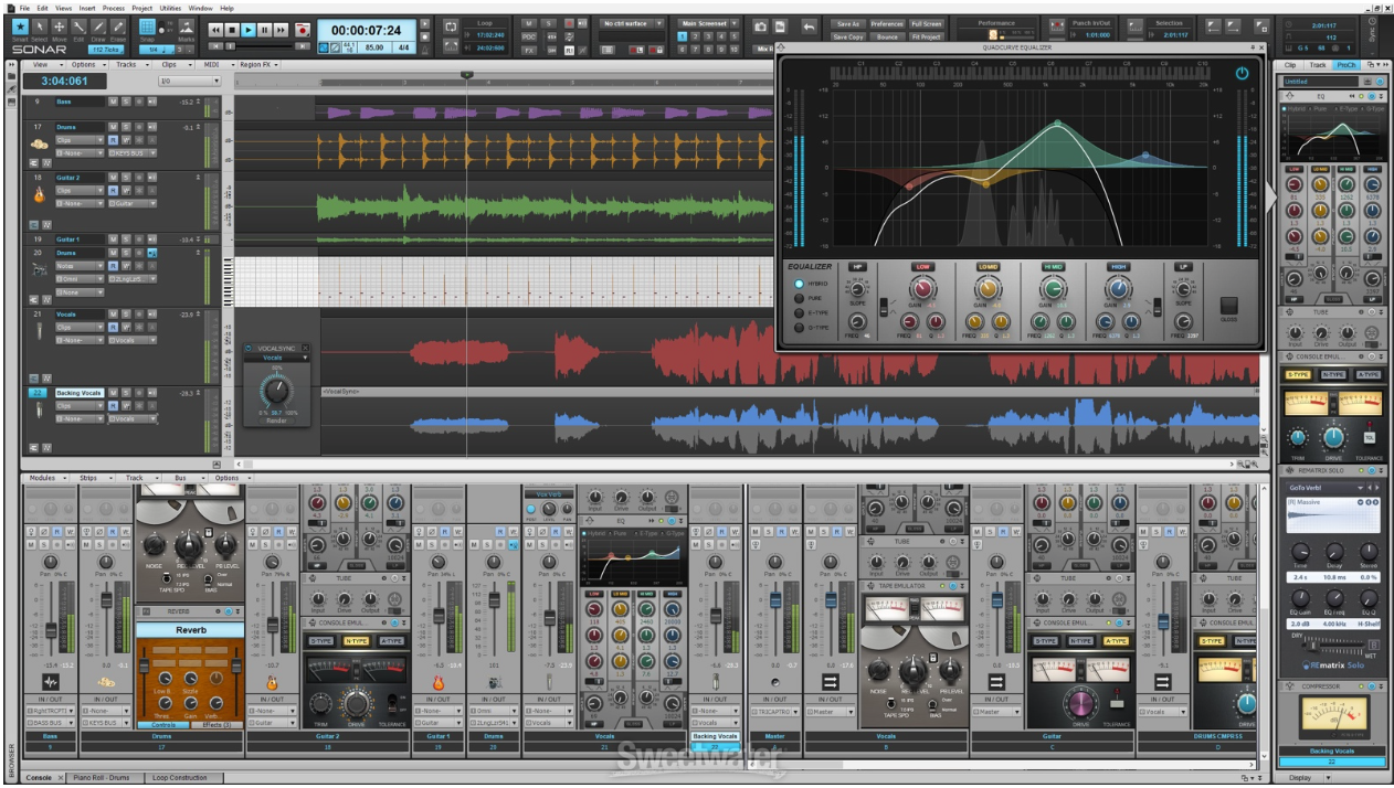 Cakewalk Releases SONAR "Foxboro" Update