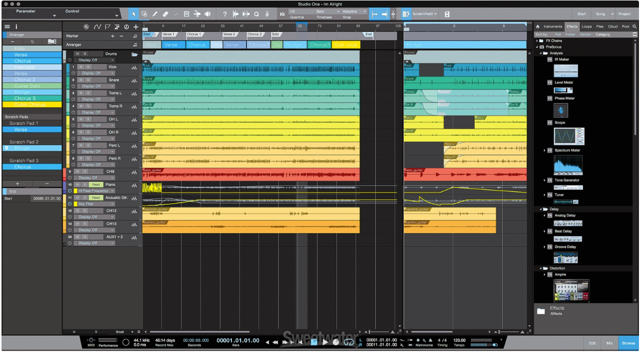PreSonus Studio One 3 Updated to v3.0.1