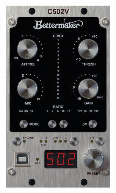 139th AES Convention: Bettermaker C502V 500 Series Stereo Compressor