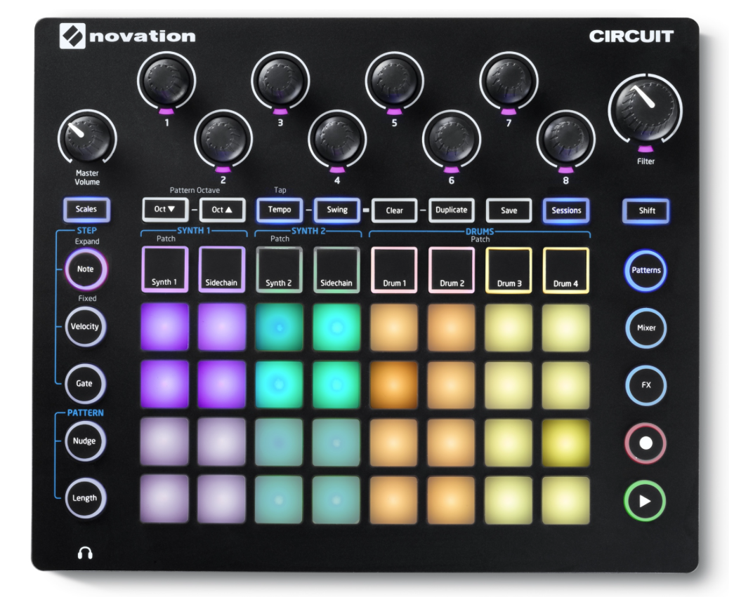 Novation Debuts Circuit