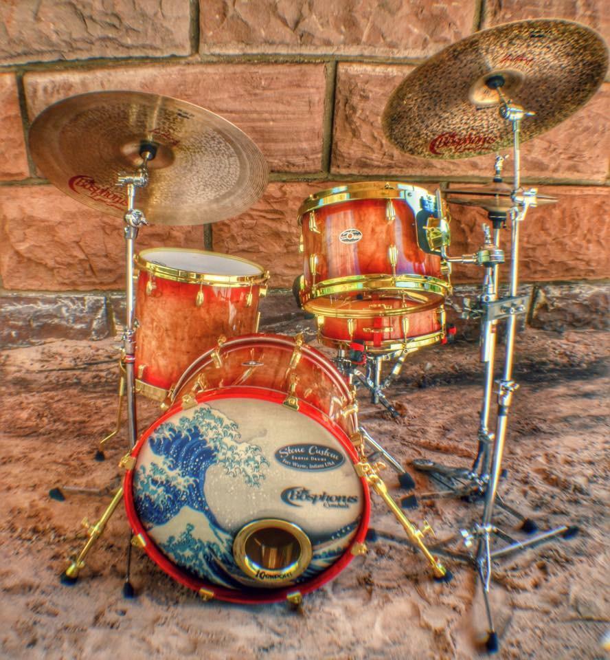 Winter NAMM 2016: Stone Custom Drum Co. Verry Cherry Drums
