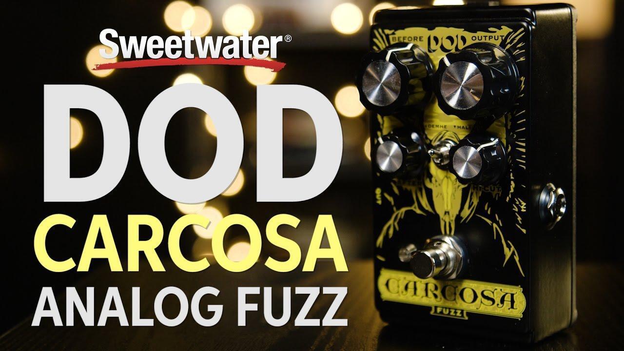 DOD Carcosa Analog Fuzz Pedal Review