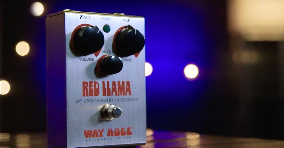 Way Huge Red Llama 25th Anniversary Overdrive Pedal Demo