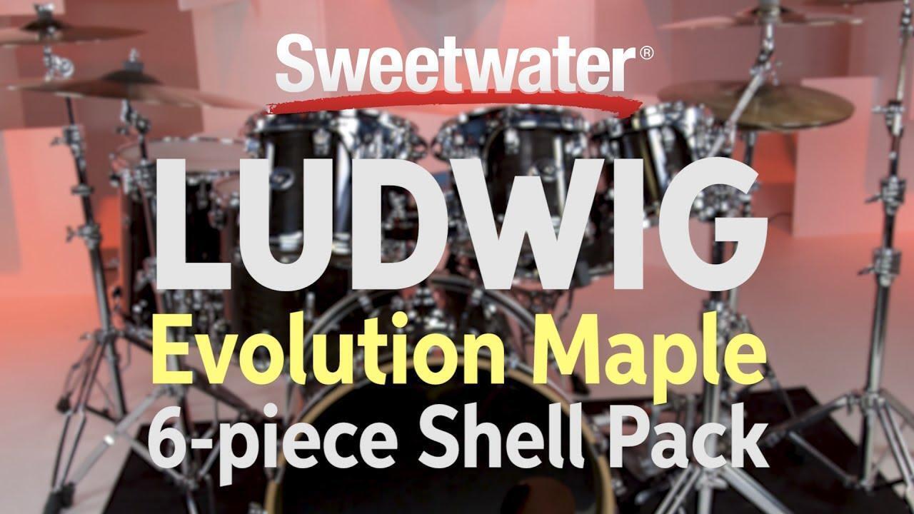Ludwig Evolution Maple 6-piece Shell Pack Review - inSync