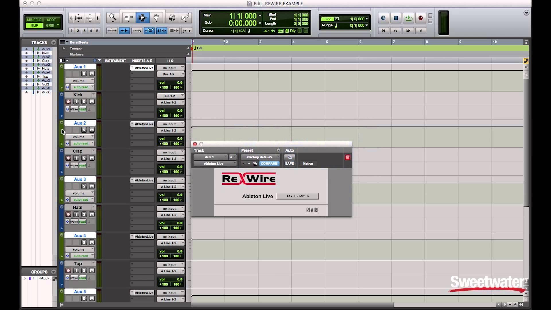 Setting up ReWire with Pro Tools and Ableton Live Setting up ReWire with Pro Tools and Ableton Live