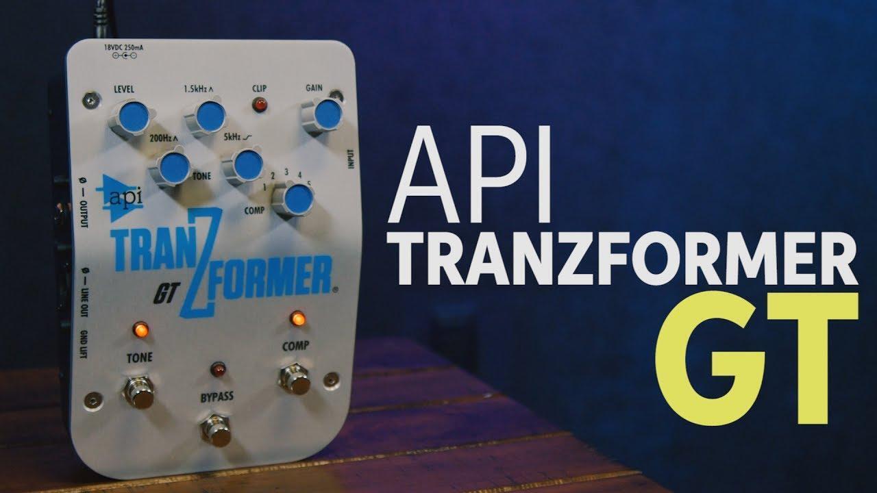 API TranZformer GT Compressor/EQ/Transformer Pedal Demo
