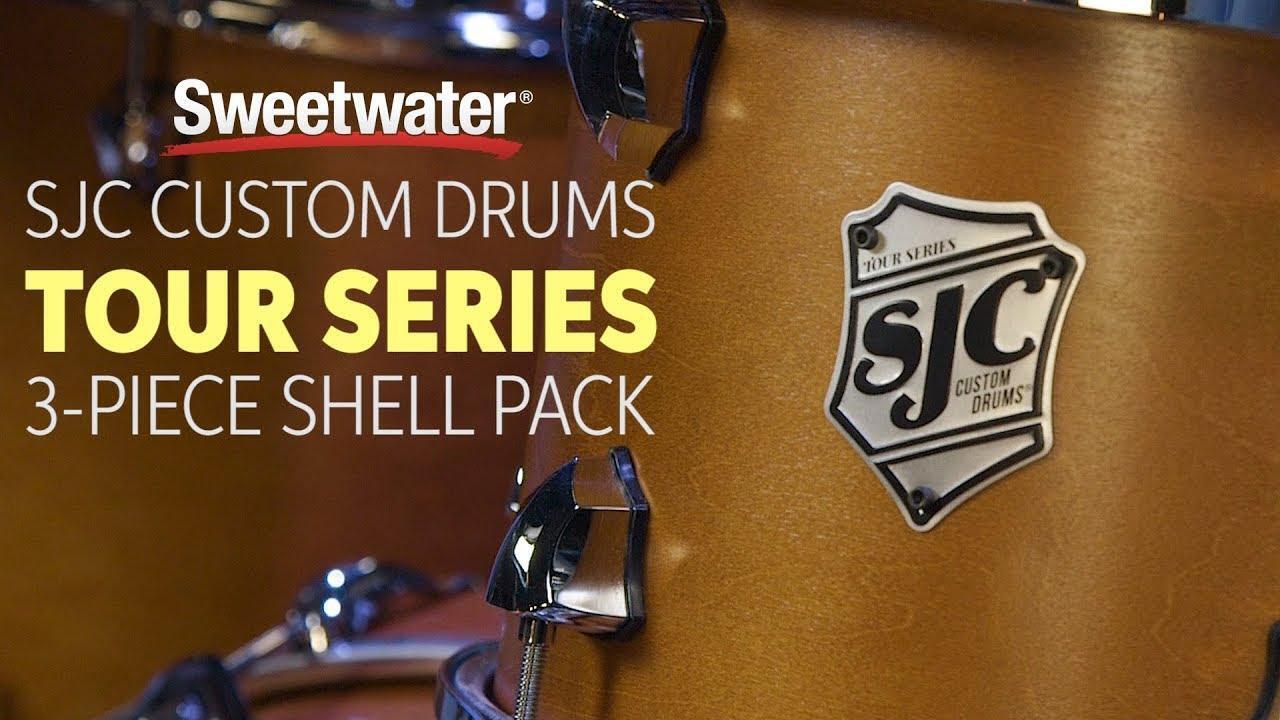 SJC Custom Drums Tour Series 3-piece Shell Pack Review