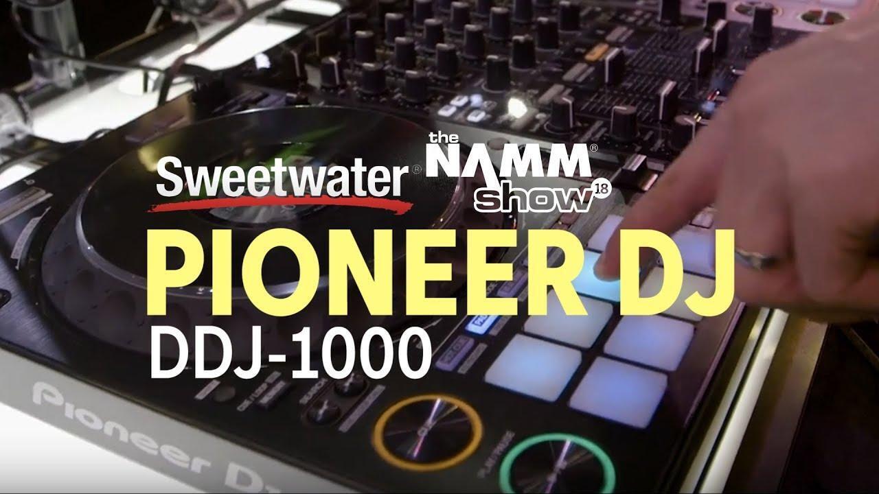 Pioneer DJ DDJ-1000 4-deck rekordbox DJ Controller at Winter NAMM 2018...
