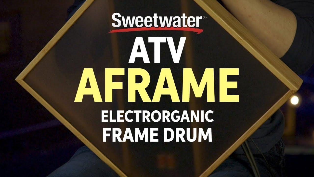 ATV aFrame Electrorganic Frame Drum Demo