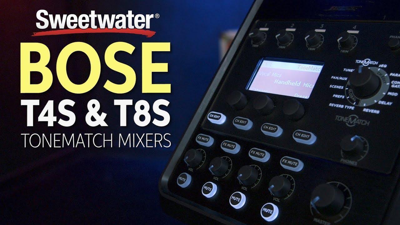 Bose T4S & T8S Tonematch Mixers Overview