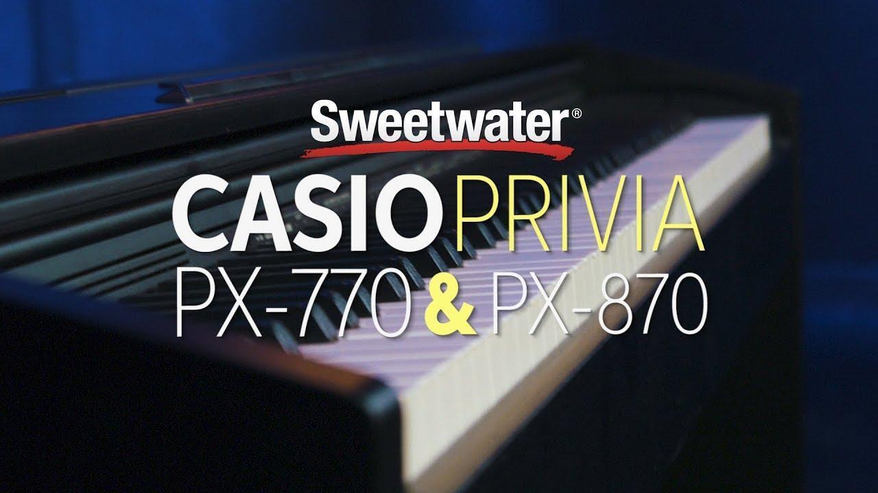 Casio Privia PX-770 & PX-870 Digital Pianos Reviewed