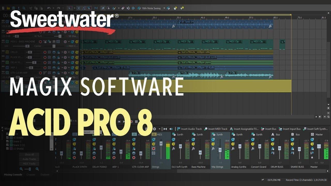 Magix ACID Pro 8 Overview by Sweetwater