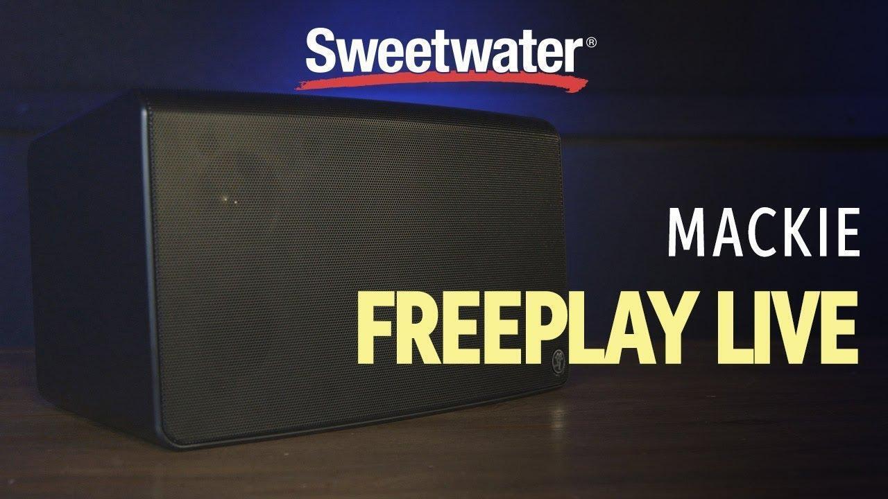 Mackie FreePlay Live Portable Playback Speaker Overview