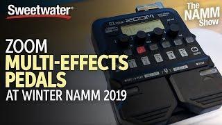 Zoom Multi-effects Pedals at Winter NAMM 2019
