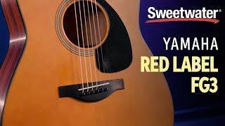 Yamaha Red Label FG3 Acoustic Guitar Demo