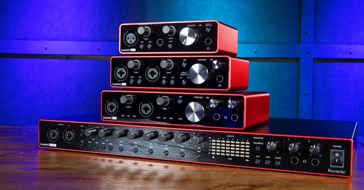 First Look: Focusrite Scarlett G3 Interfaces