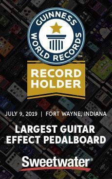 World's Largest Guitar Effect Pedalboard -A GUINNESS WORLD RECORDS TITLE...