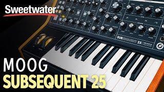 Moog Subsequent 25 Analog Synthesizer Demo by Daniel Fisher