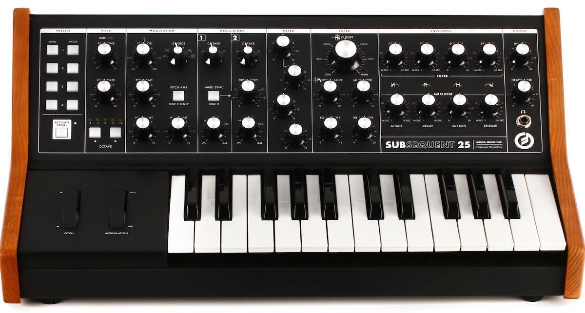 Moog Introduces the Subsequent 25 Analog Synthesizer