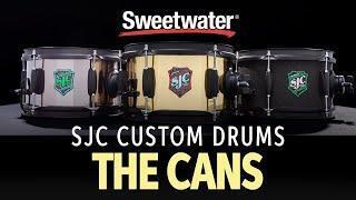 SJC Jam Can Side Snare Drums Demo