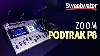 Zoom PodTrak P8 8-Channel Podcasting Recorder Demo