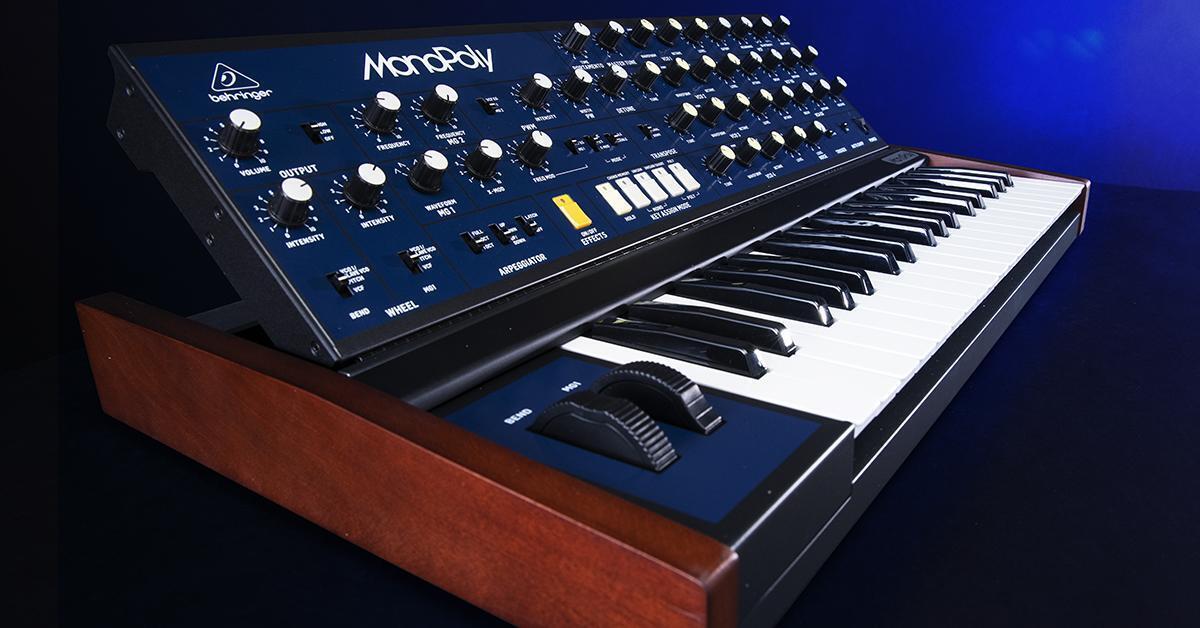 Take a Look: Behringer's MonoPoly 4-voice Analog Synthesizer
