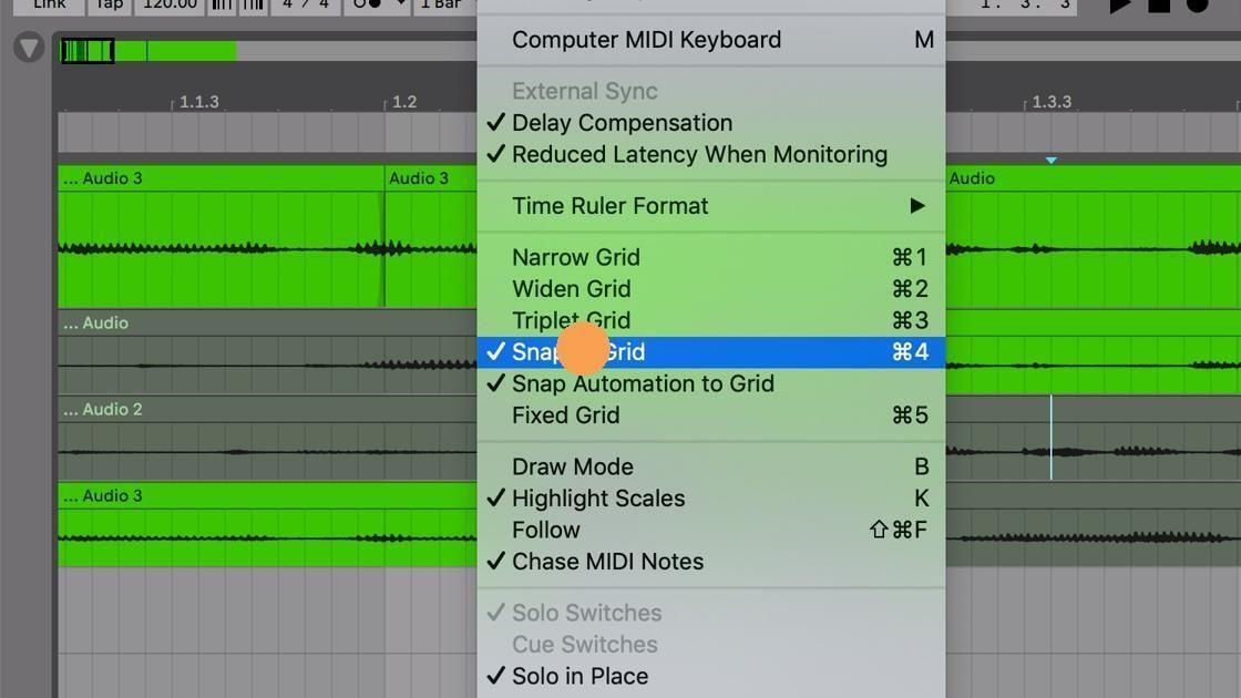 Comping in Ableton Live 11