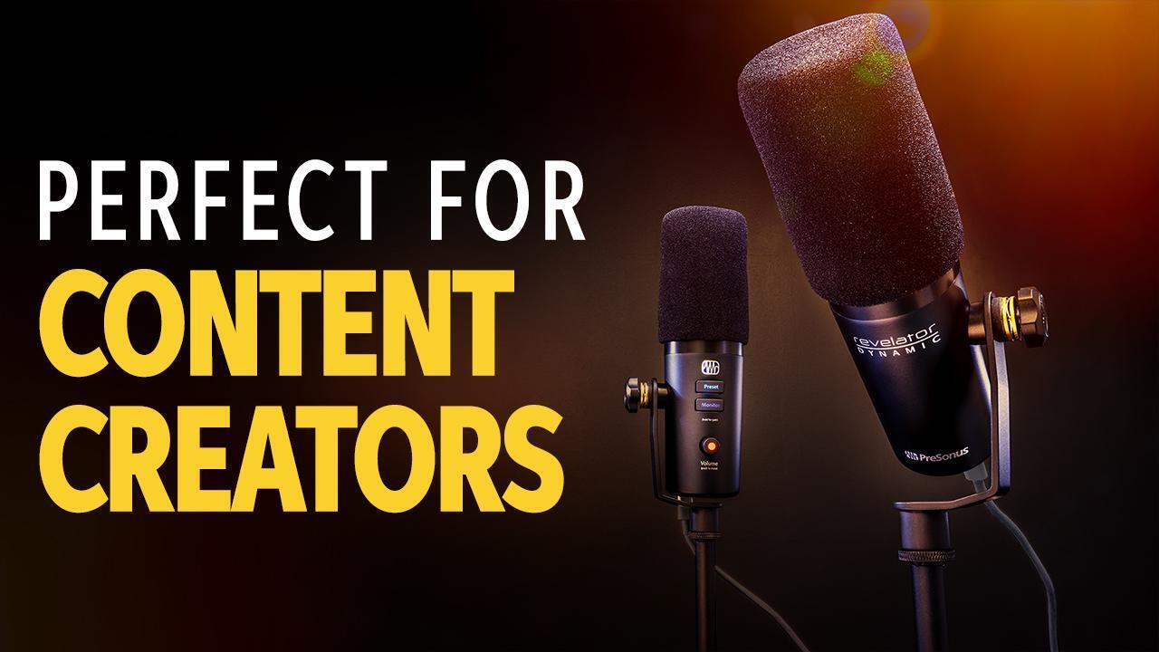 PreSonus Revelator Dynamic Microphone Demo