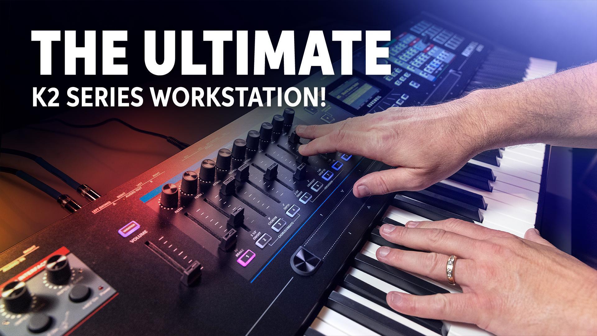 Kurzweil K2700 88-key Synthesizer Workstation Demo
