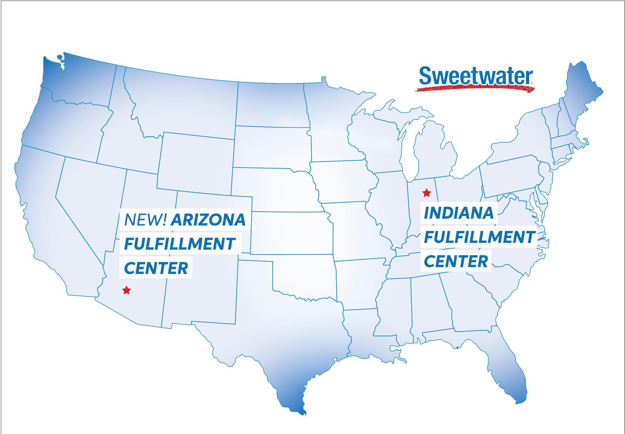 Sweetwater Speeds Up Delivery to Western Customers