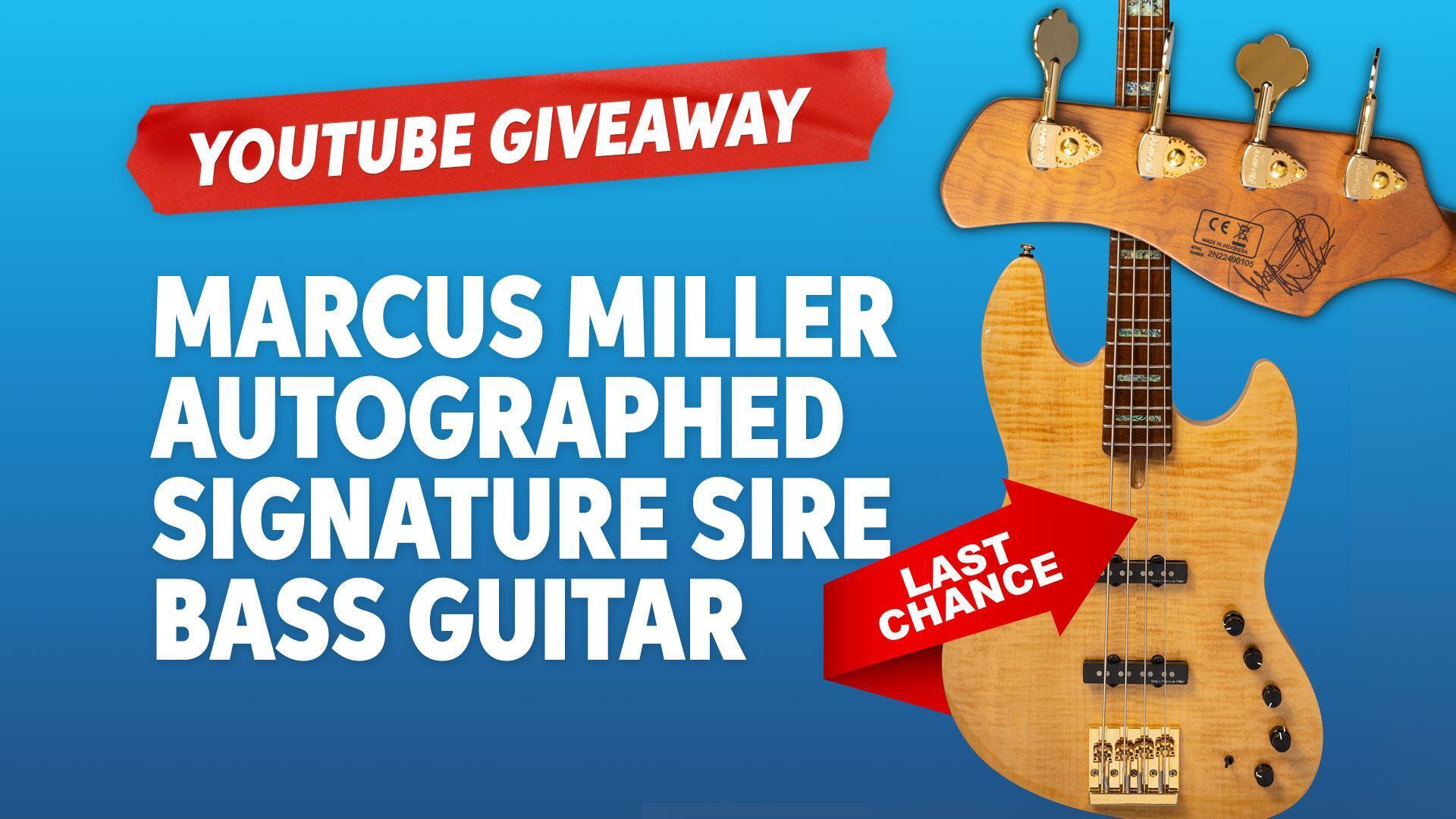 GIVEAWAY 🎁 — Time Is Running Out | Marcus Miller Autographed Signature...