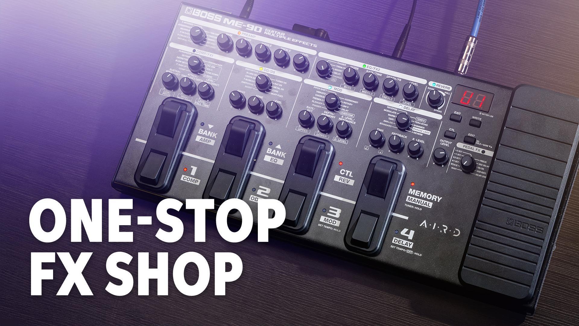 BOSS ME-90: Their Most Advanced Multi-effects Pedal Yet?
