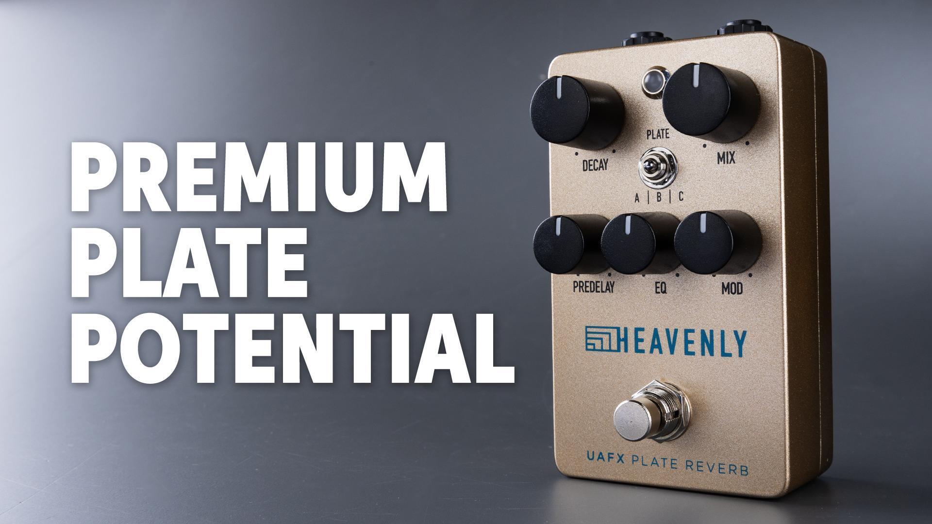 UAFX Heavenly Plate Reverb Pedal: Metallic Magic & Celestial Sound...