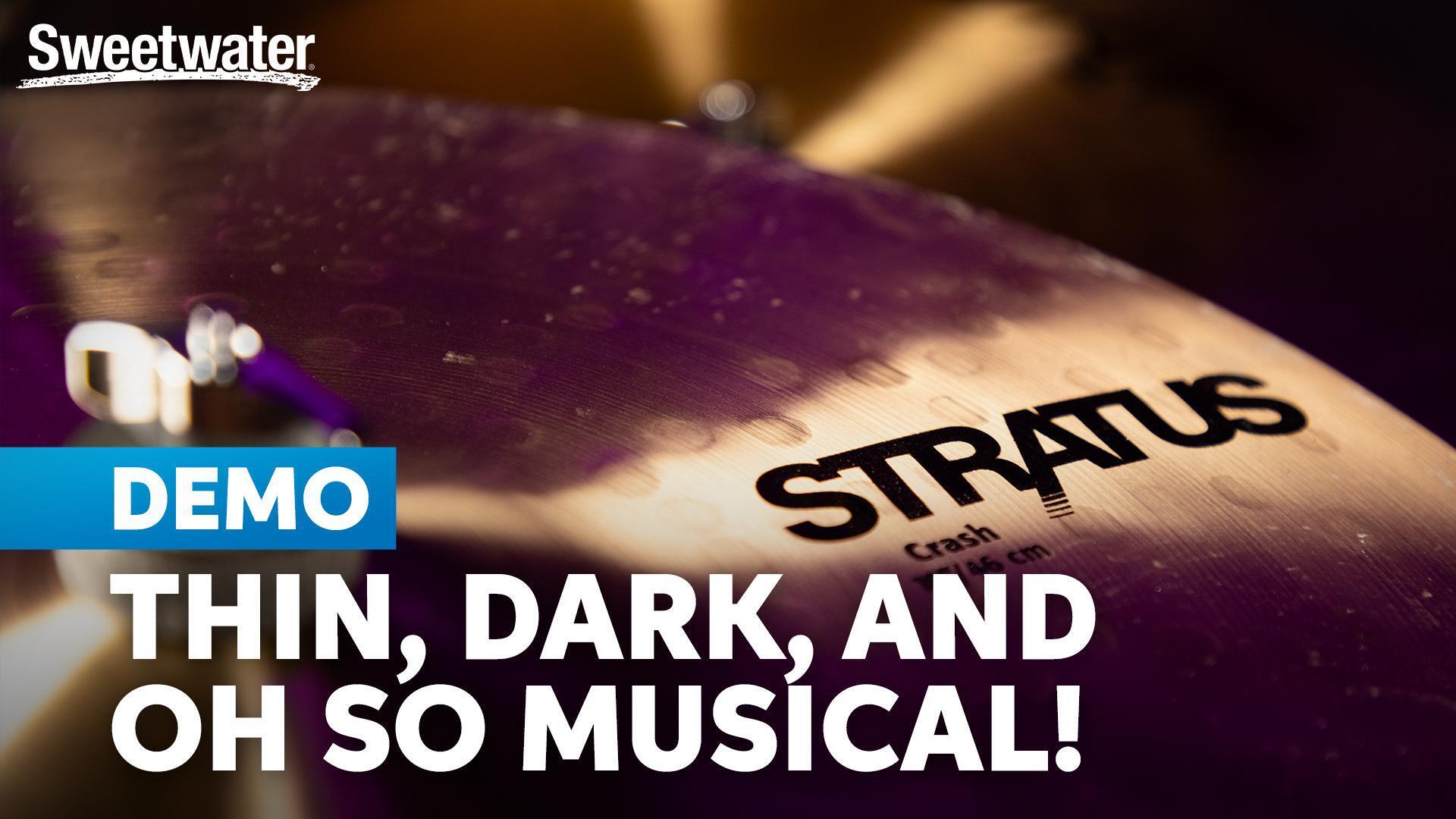 Sabian Stratus Cymbals: Distinctively Dark & Endlessly Musical