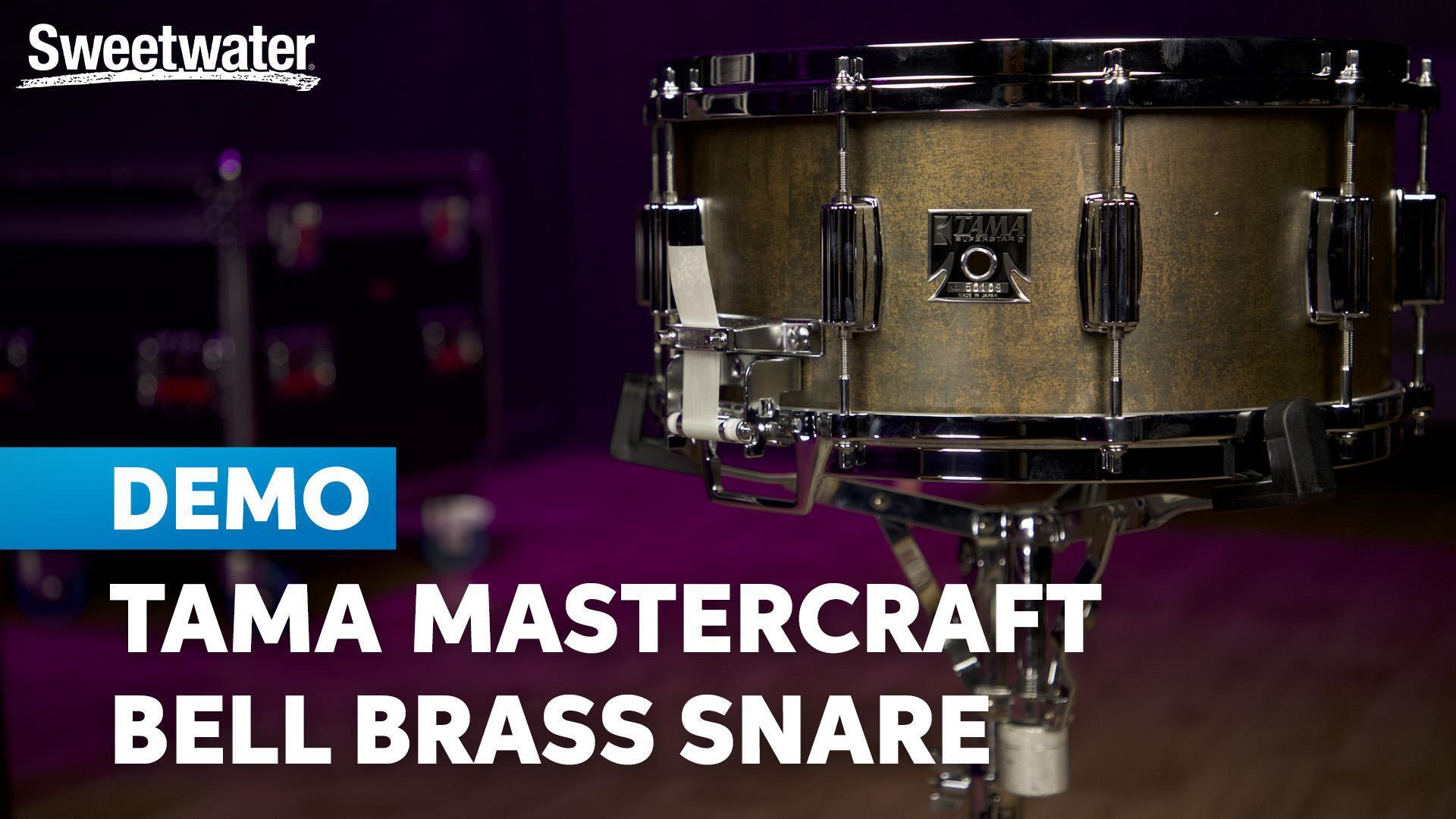 TAMA 50th-anniversary Mastercraft Bell Brass Snare Reissue: The ...
