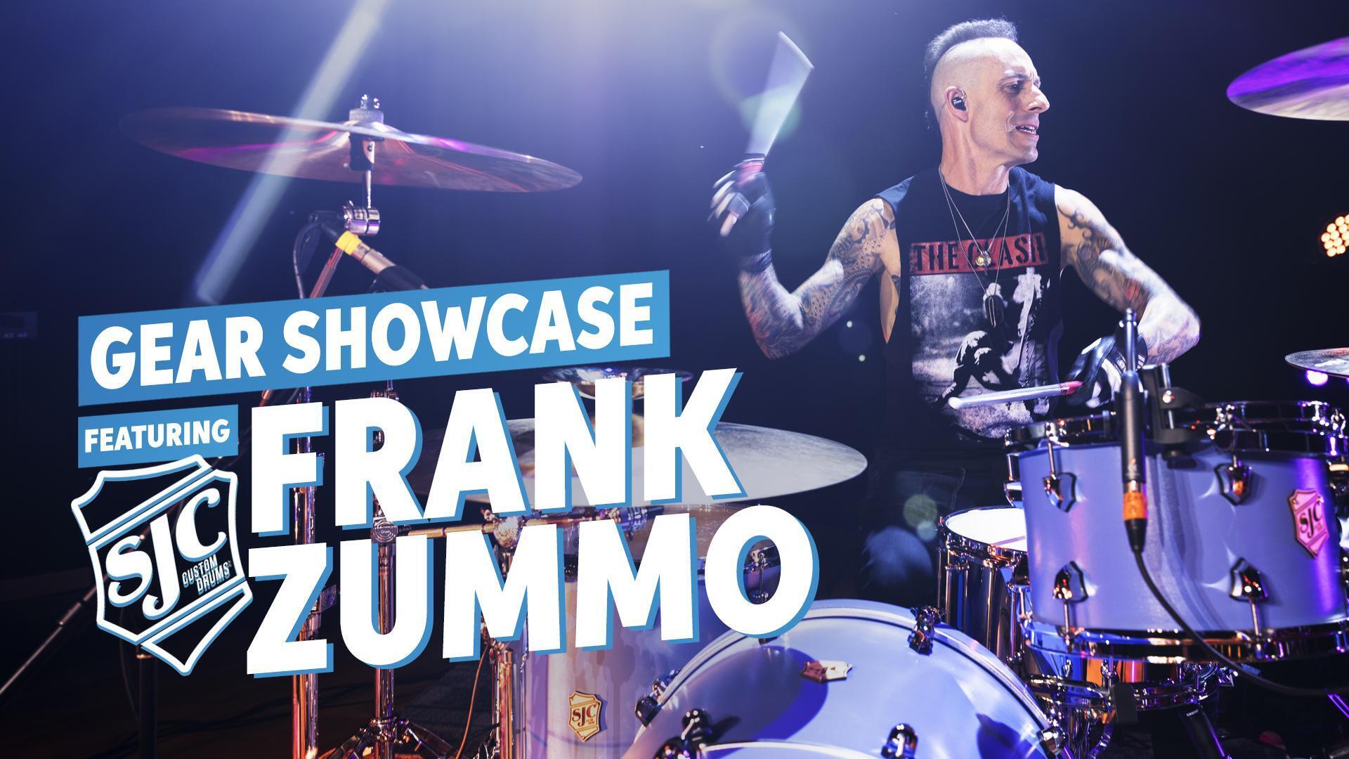 Sum 41's Frank Zummo Talks & Plays SJC Custom Drums Tour Series Kit...