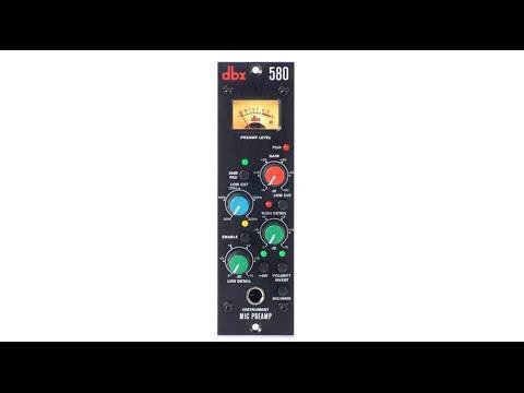 Dbx 580 Mic Preamp 500 Series Module Overview by Sweetwater Sound
