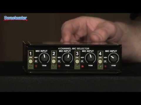 Radial Gold Digger 4-ch Mic Selector Overview