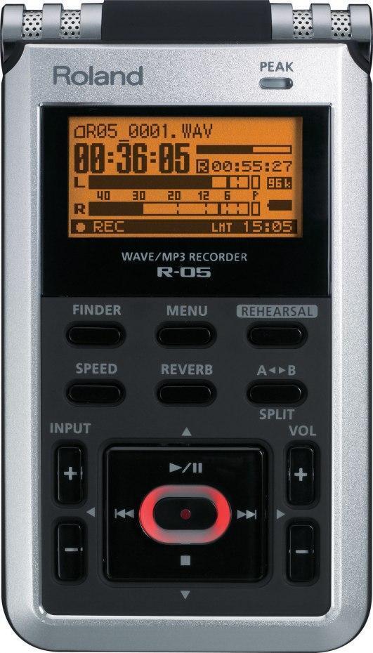 Recording WAV and MP3 with the Roland R-05
