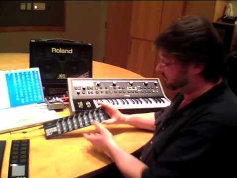 Korg nanoKontrol & nanoPad on Moog Little Phatty & Korg R3