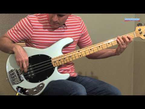 Music Man StingRay 4 Classic Electric Bass Guitar Demo